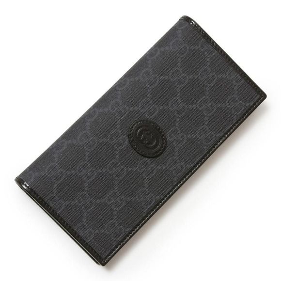 Gucci | Bags | Guccilongwallet Aria Gg Supreme Black | Poshmark